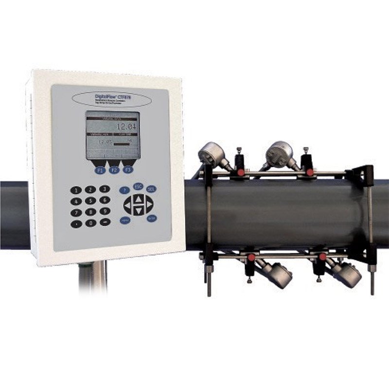 Panametrics Digitalflow CTF878 Correlation Tag Clamp-On Gas Ultrasonic ...